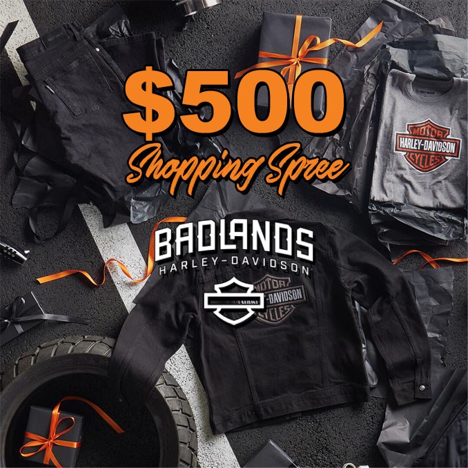 LethbridgeBids.ca - Badlands Harley Davidson - $500 Shopping Spree